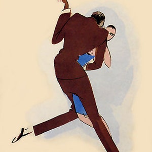 Paul Colin 1925 Dance Figure Illustration Poster Print - Etsy