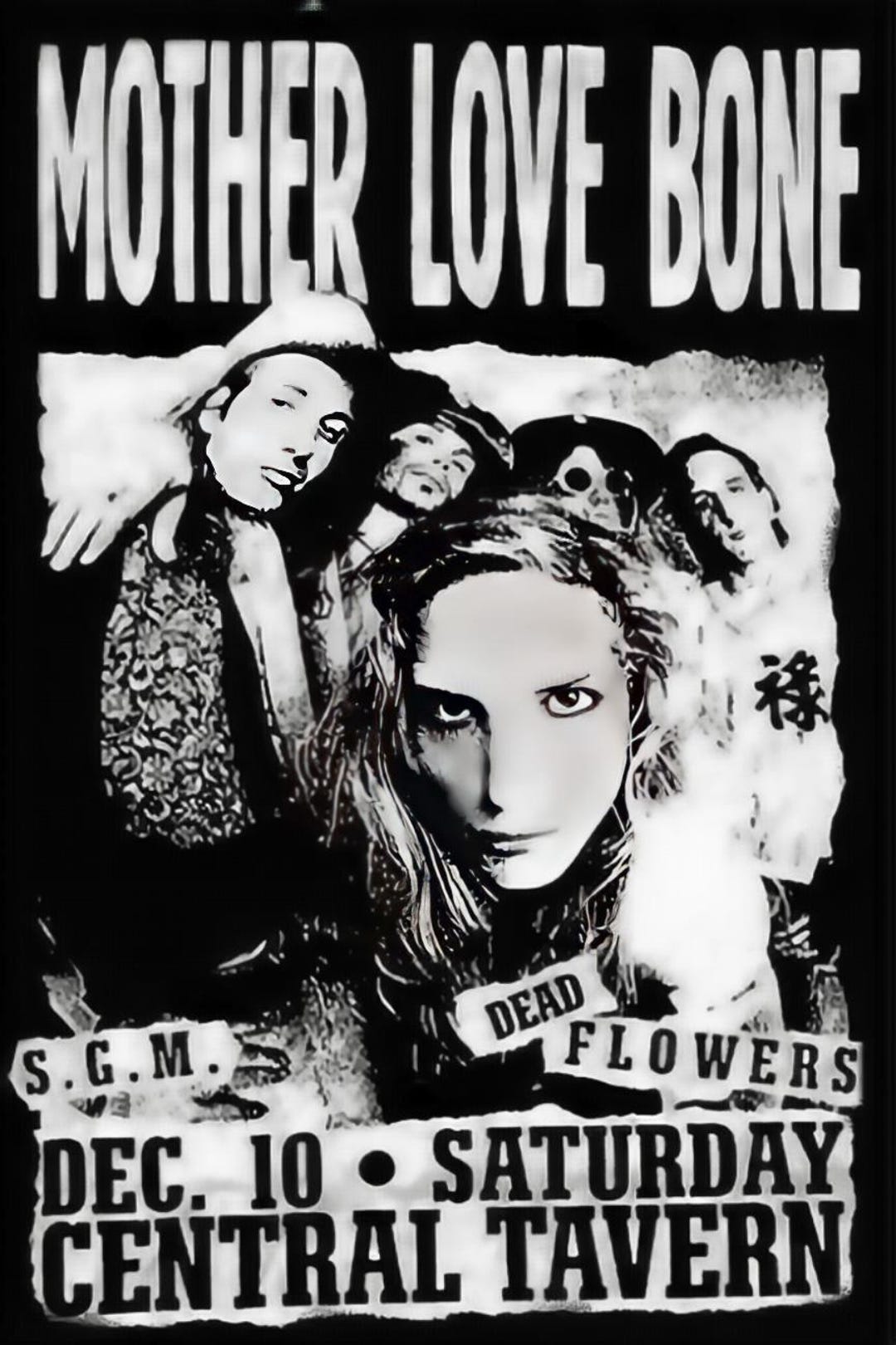 Mother Love Bone 1988 Club Gig Poster Print - Etsy