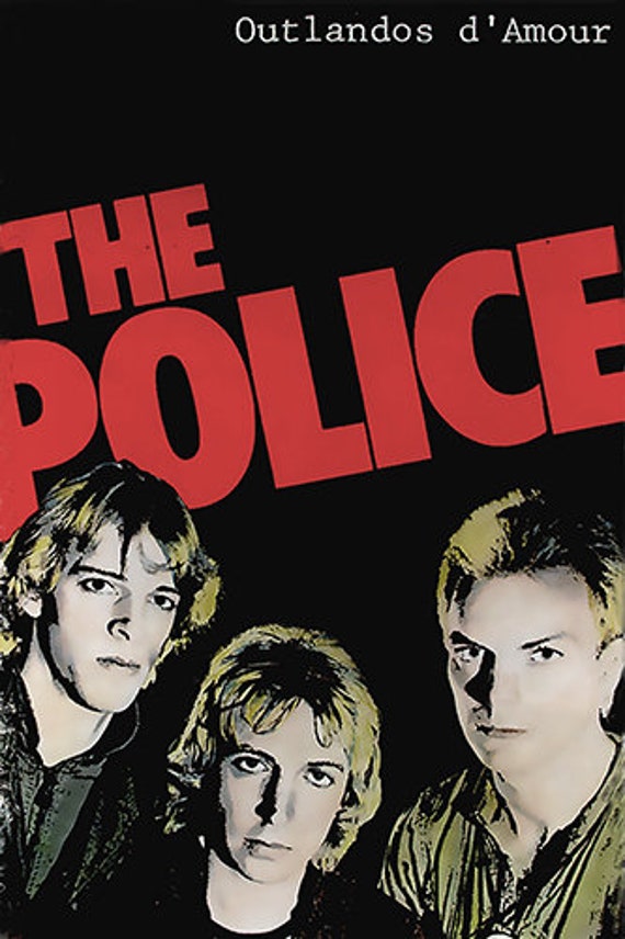 The Police 1978 Promo Poster Print - Etsy