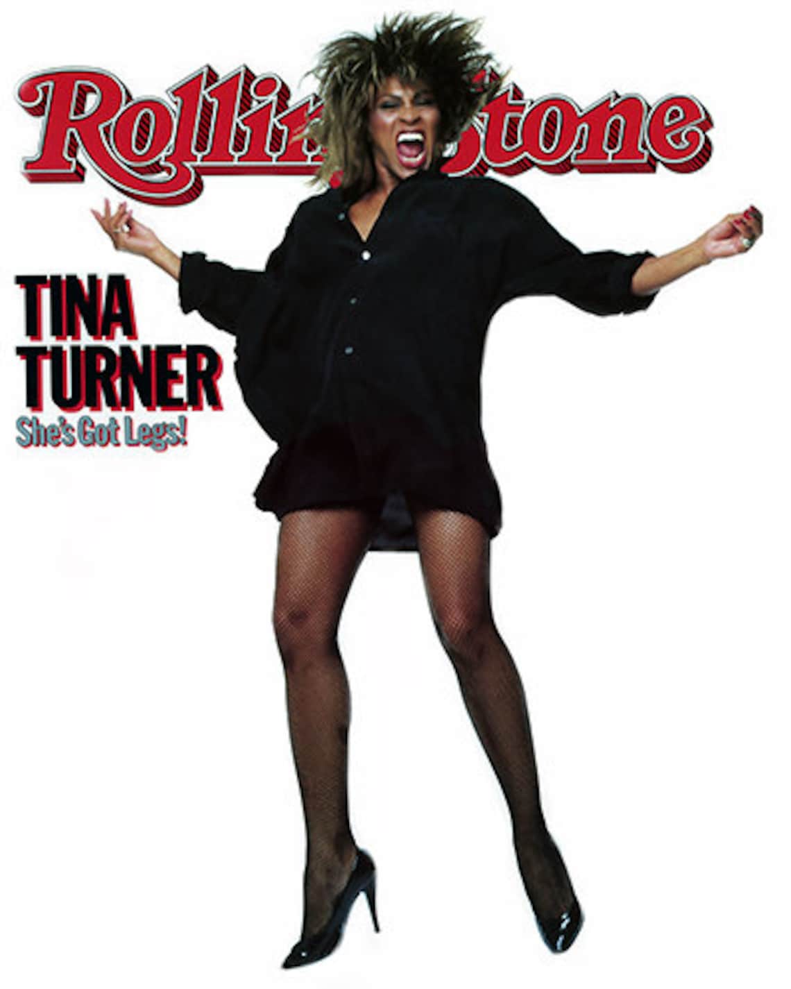 Tina Turner 1984 Rolling Stone Magazine Cover Poster Print | Etsy