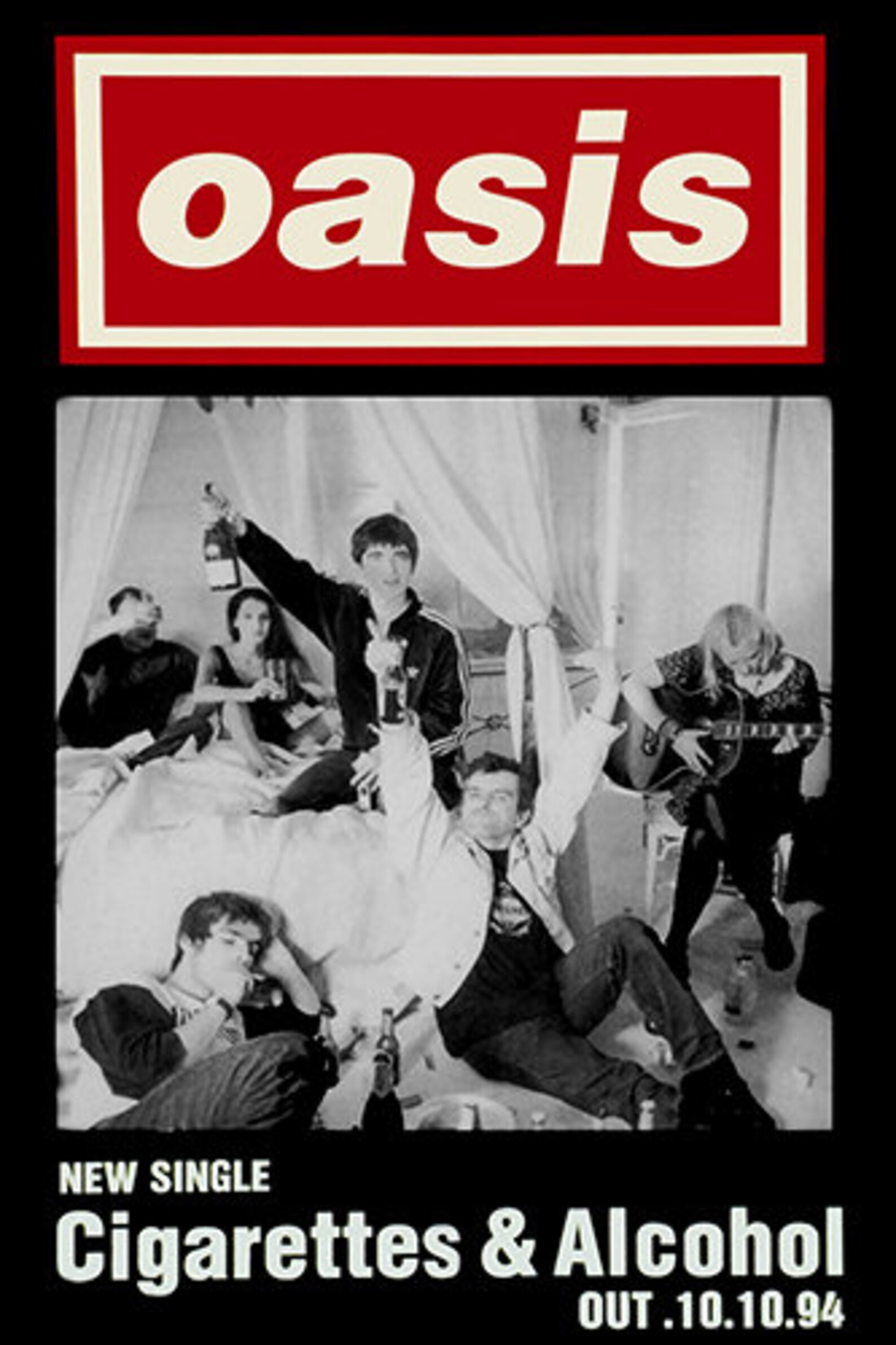 OASIS Cigarettes and Alcohol US Promo Poster Print - Etsy