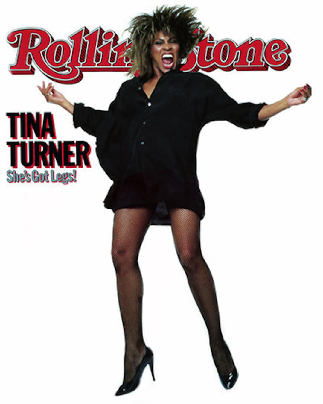 Tina Turner 1984 Rolling Stone Magazine Cover Poster Print - Etsy