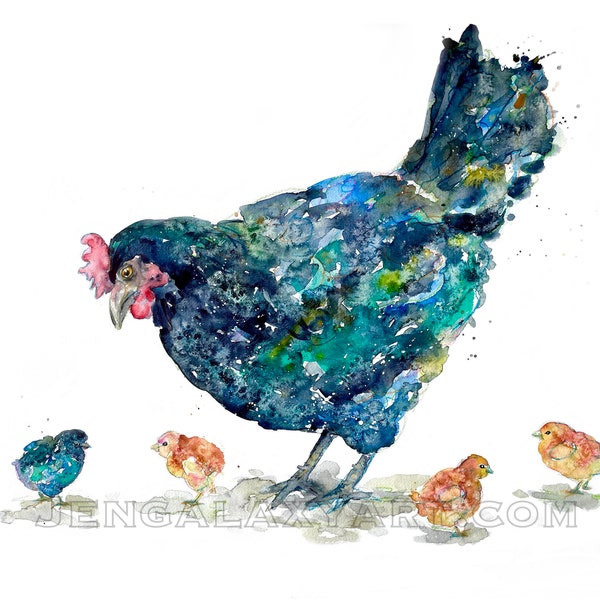 Chicken Painting - Etsy
