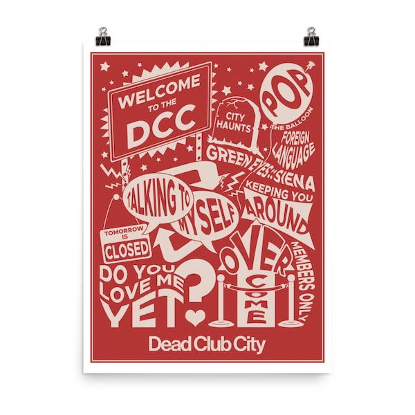 Dead Club City Poster - Etsy