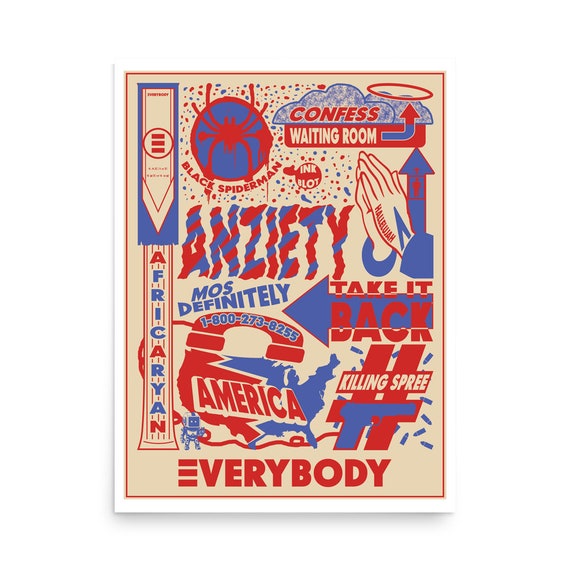 Digital Everybody Poster tracklist Logic | Etsy