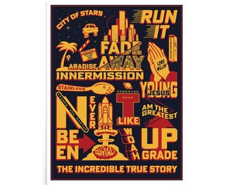 The Incredible True Story Poster tracklist Logic | Etsy