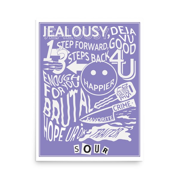 Sour Album Svg - Etsy Canada