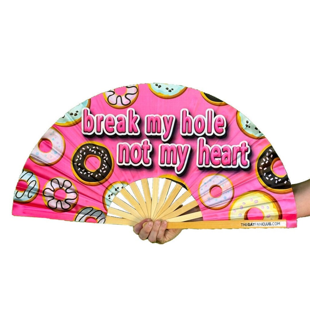 Heartbreaker Fan donut Fan Rave Fan at the Gay Fan Club - Etsy