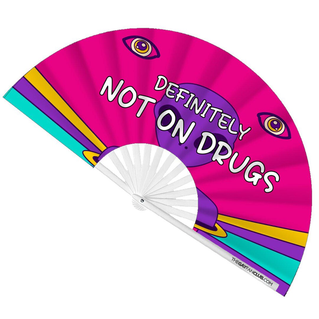 Purple Bamboo Clack Fan – Funny Rave Party Hand Fan - Etsy