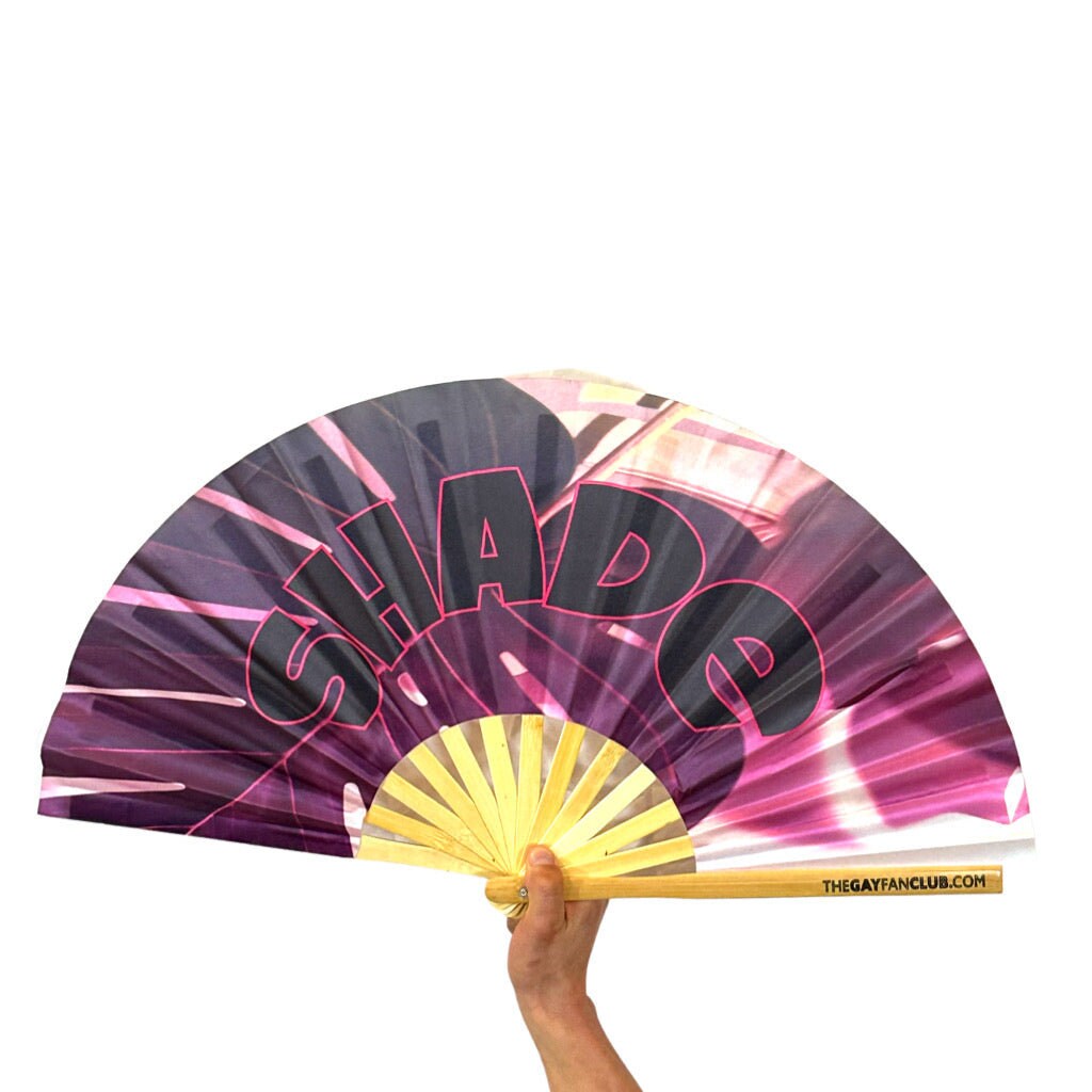 Shade Fan Sassy Drag Fan Bamboo Folding Fan at the Gay Fan Club - Etsy