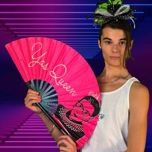 Yas Queen Fan | Sassy Drag Fan at the Gay Fan Club - Etsy