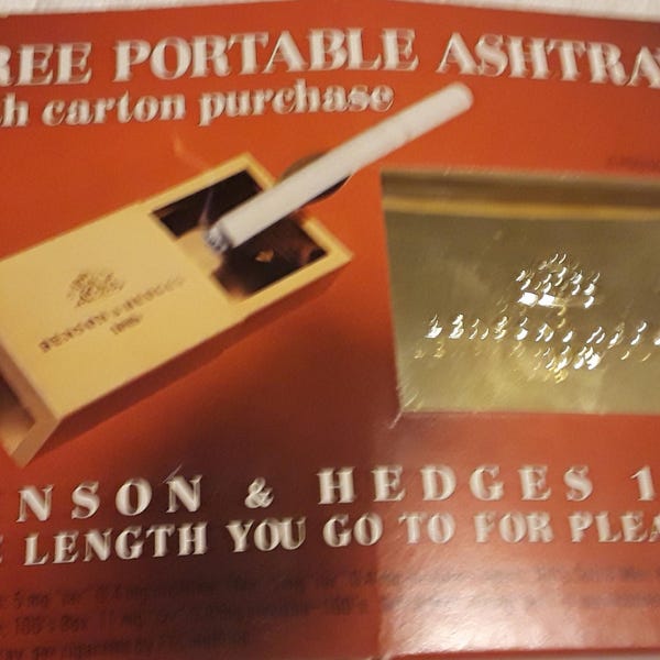 Vintage Benson & Hedges - Etsy