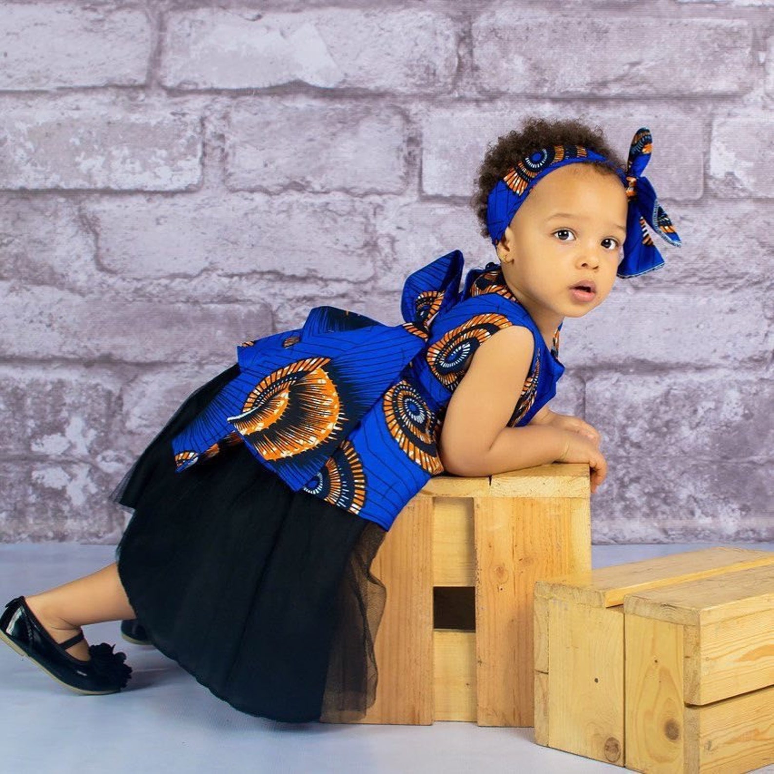 Little Girls African Dress, African Print Dress for Kids Toddlers and ...