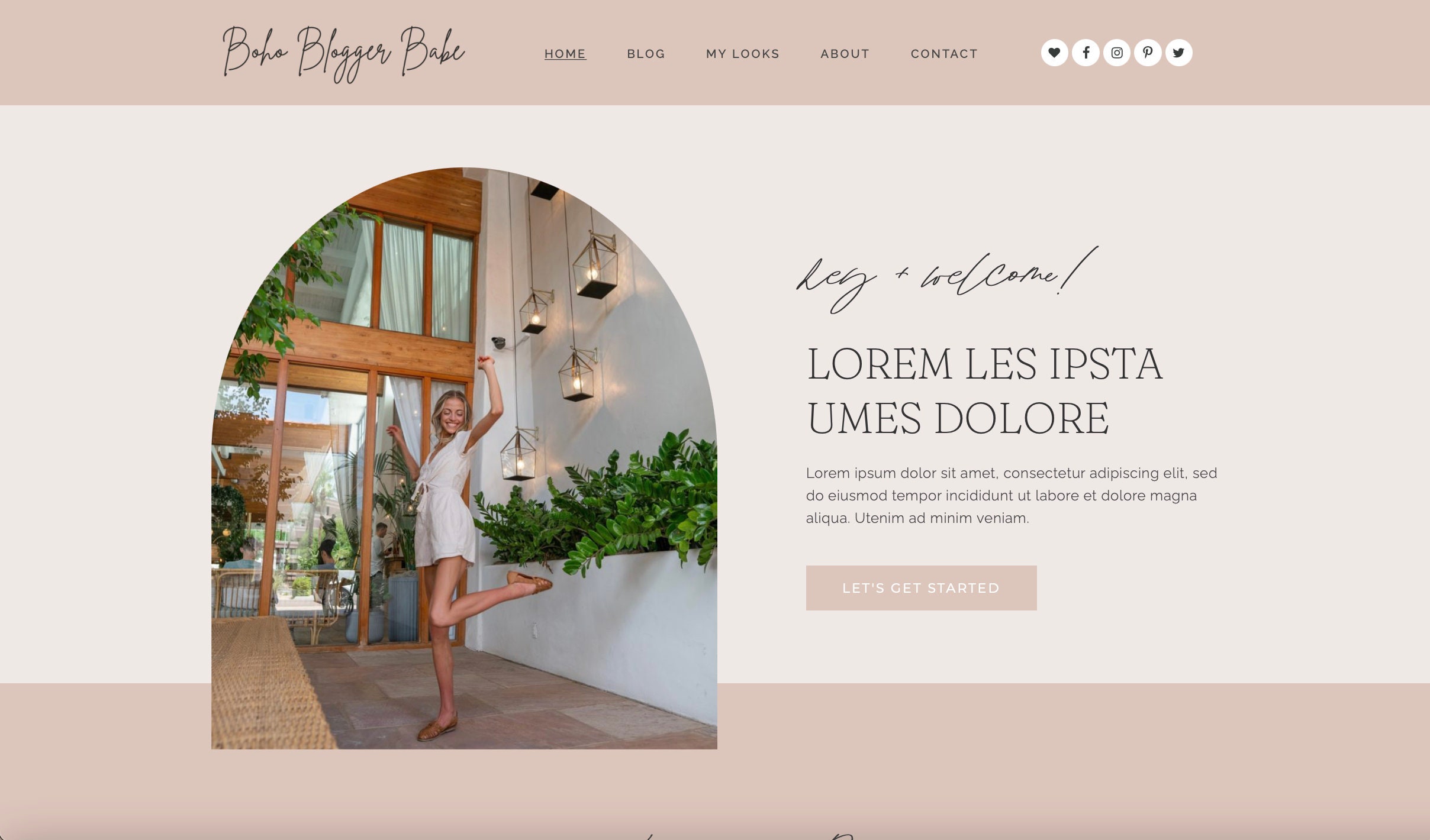 Wordpress Website Theme for Creatives Boho Blogger Wordpress - Etsy