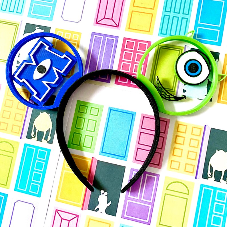 3D Monsters Inc Disney Ears - Etsy