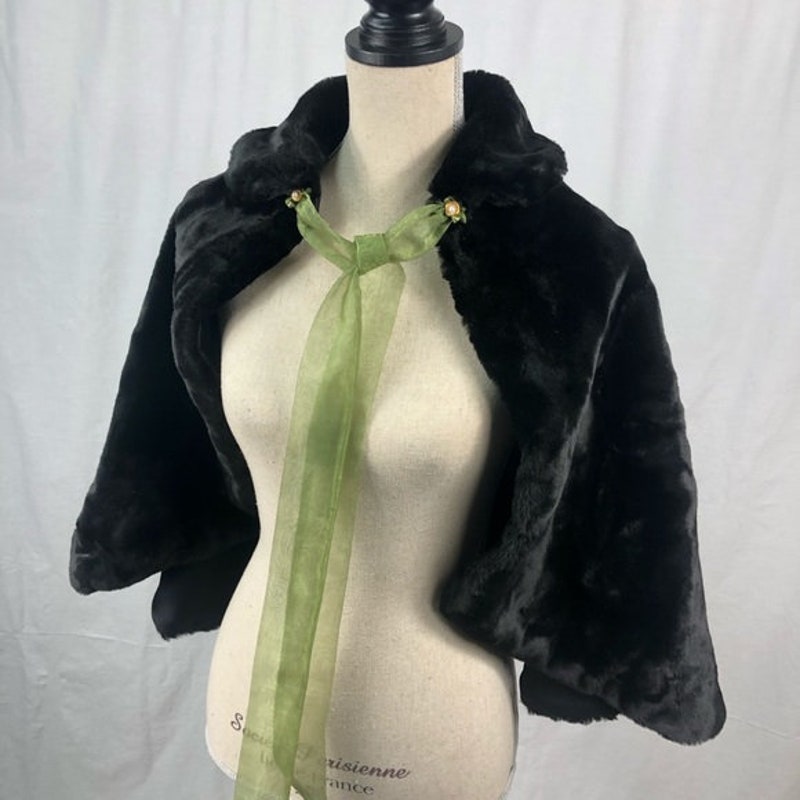 Faux Fur Capelet - Etsy