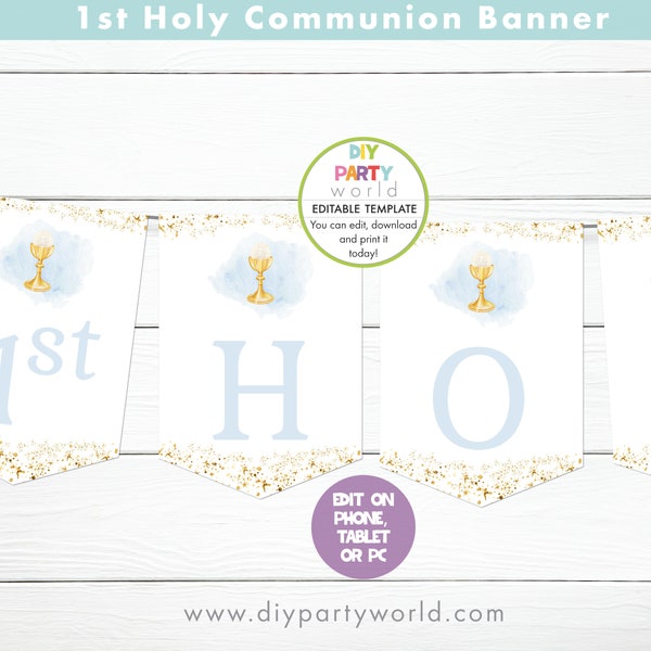 Communion Banner - Etsy