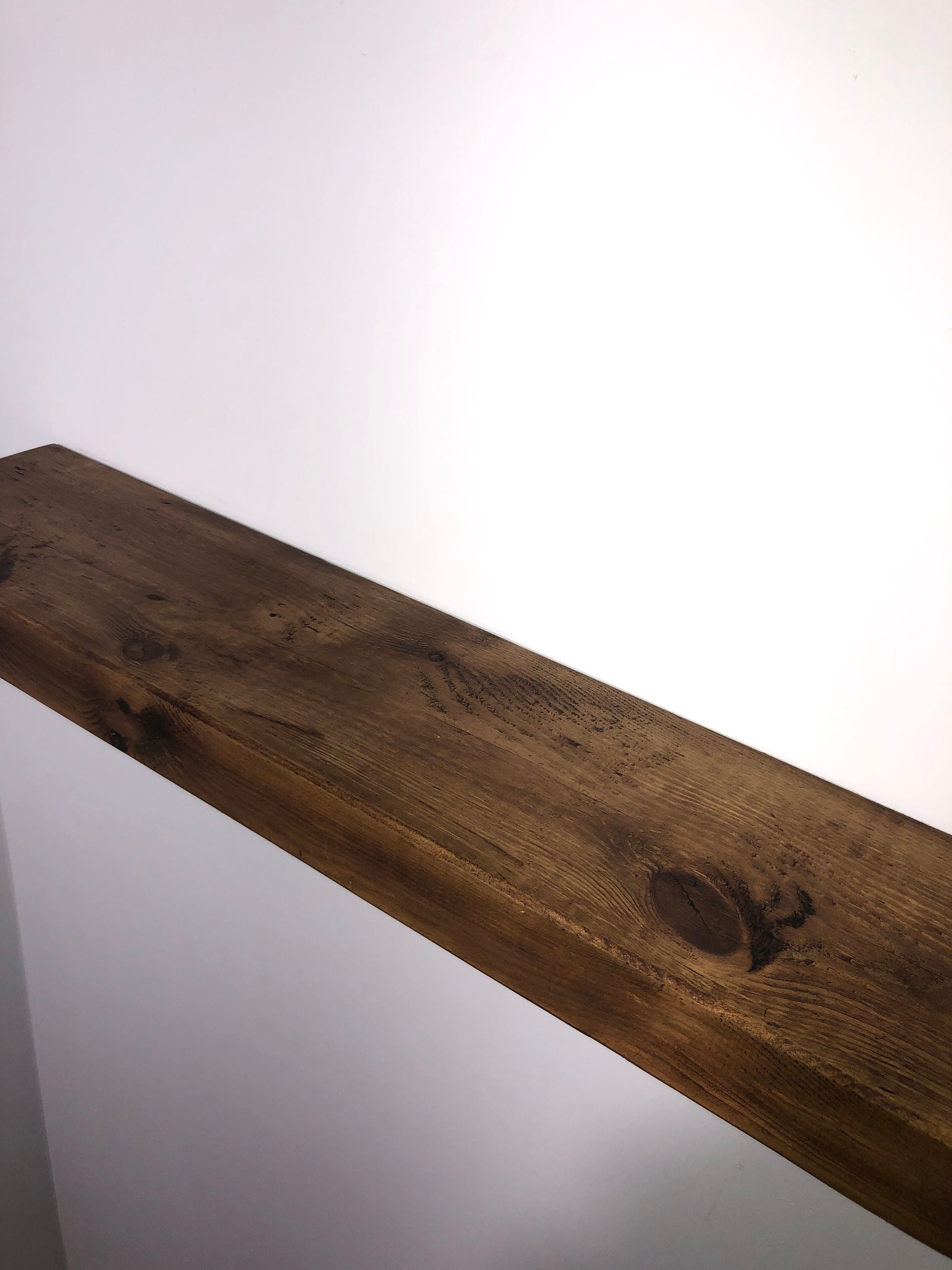 Rustic Chunky Floating Shelf 145mm Deep-solid Wood fixings - Etsy UK