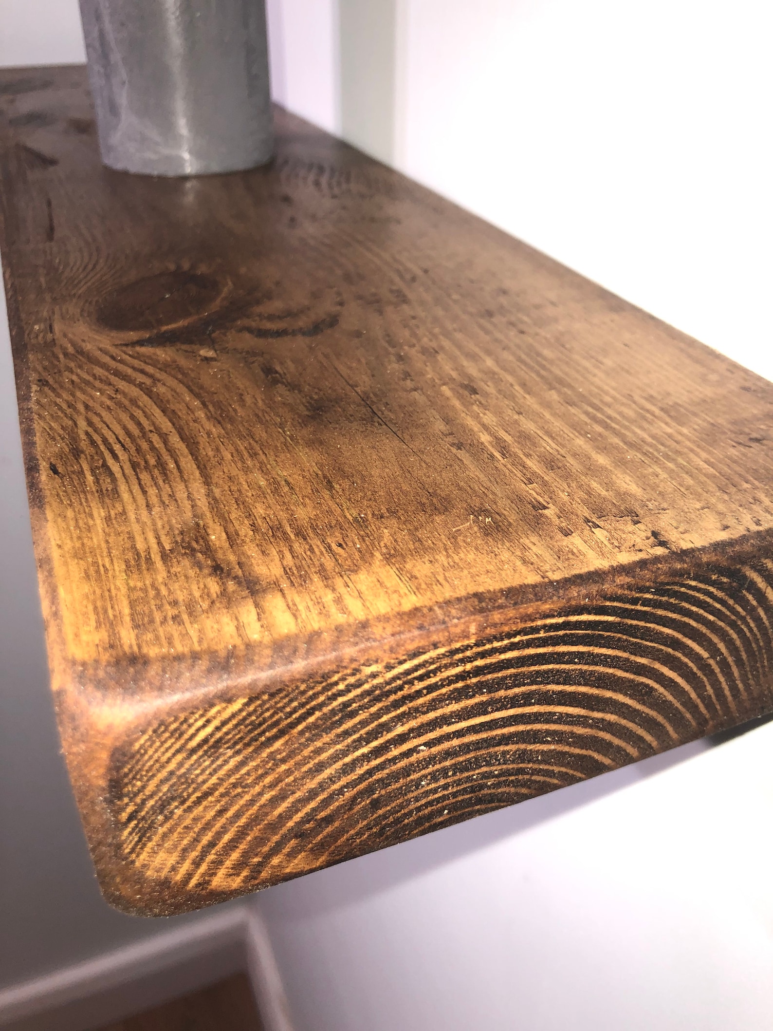 Rustic Chunky Floating Shelf 145mm Deep-solid Wood fixings - Etsy UK