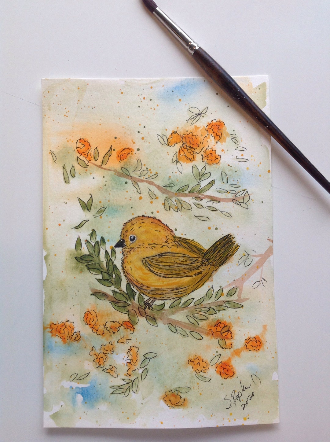 Little Canary (print Only Available) - Etsy