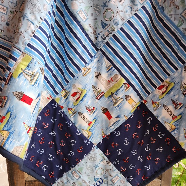 Nautical Quilt - Etsy