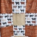 Personalized Cow Print Quilt, Boho Cow Quilt, Farm Quilt, Handmade Farm ...