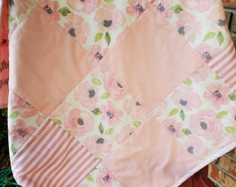 Pink Baby Girl Quilt | Etsy