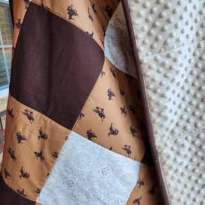 Cowboy Baby Quilt, Bronco Baby Quilt, Western Baby Quilt - Etsy