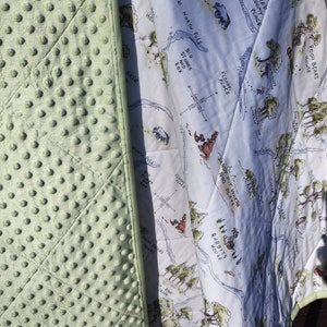 Winnie the Pooh Quilt Handmade Winnie the Pooh Quilt Personalized Baby ...