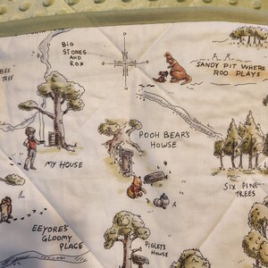 Winnie the Pooh Quilt Handmade Winnie the Pooh Quilt Personalized Baby ...