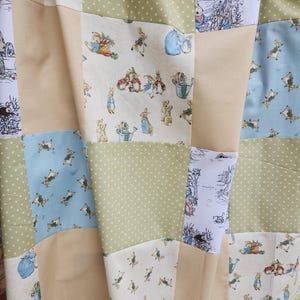 Adorable Handmade Peter Rabbit Quilt - Perfect for Nursery Decor or ...