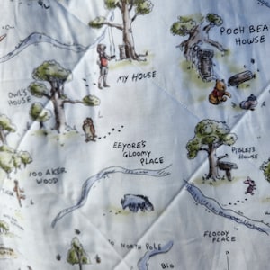 Winnie the Pooh Quilt Handmade Winnie the Pooh Quilt Personalized Baby ...