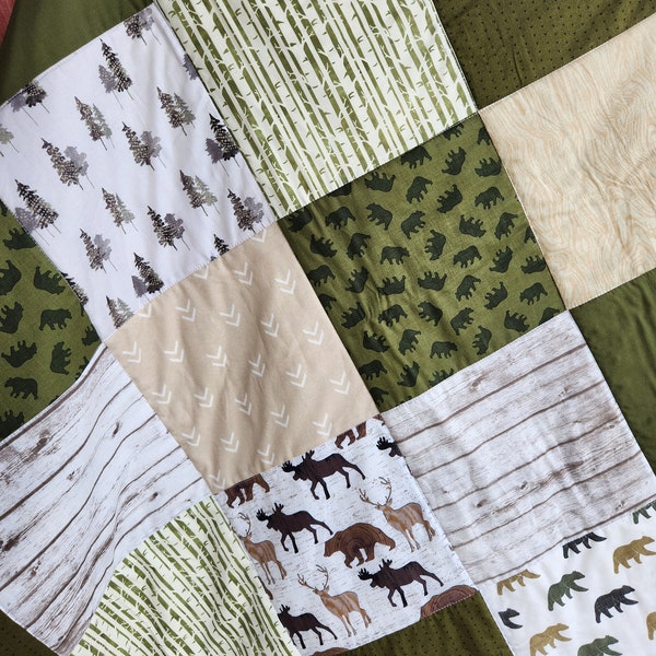 Woodland Quilt - Etsy
