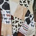 Personalized Cow Print Quilt Boho Cow Quilt Farm Quilt - Etsy