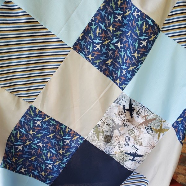 Airplane Quilt - Etsy