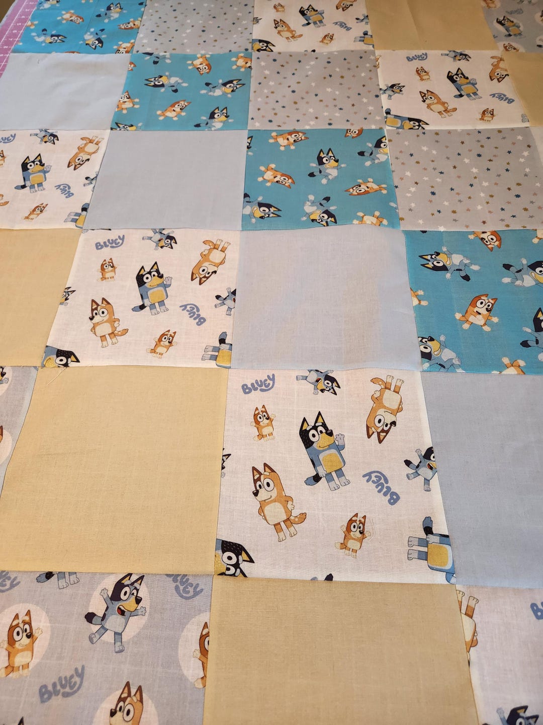 Bluey Quilt Handmade Bluey Quilt Bluey Quilt for a Toddler Personalized ...