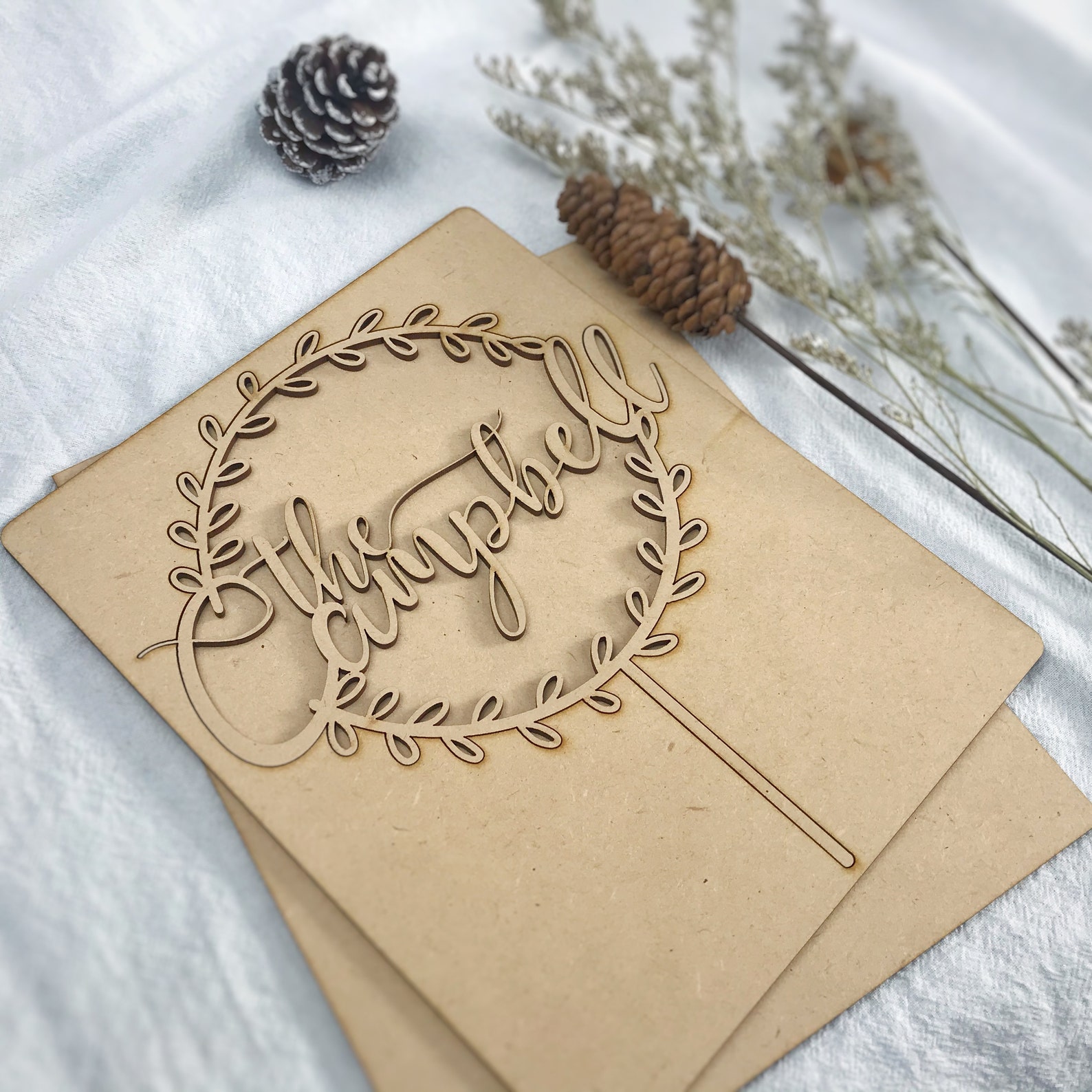 Rustic Cake Toppers for Wedding Name topper Custom Cake | Etsy