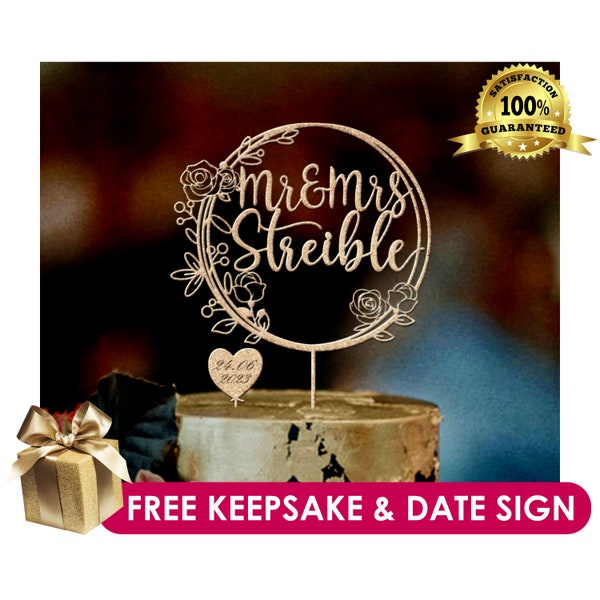 Wedding Cake Topper Rose Gold - Etsy