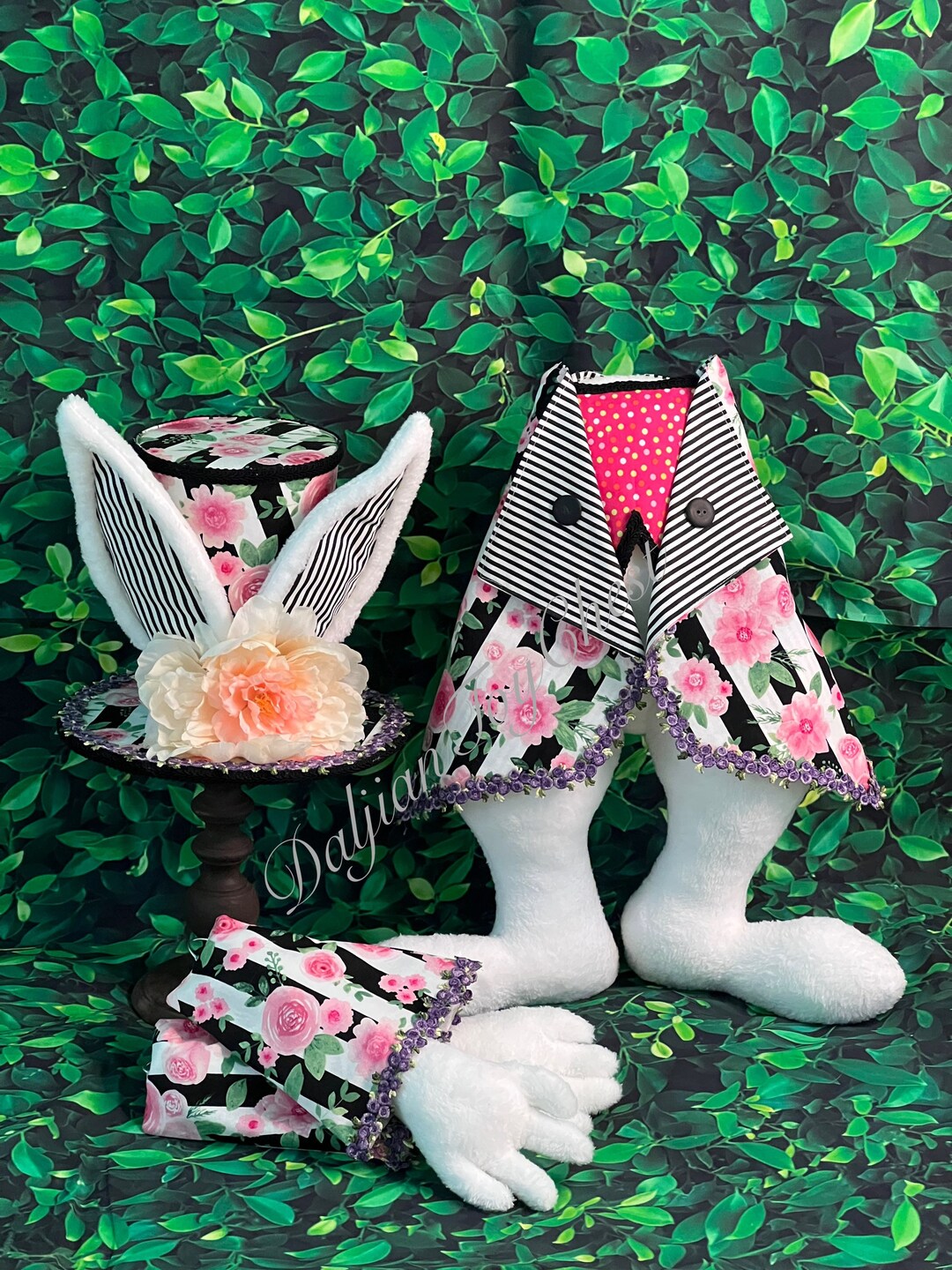 Bunny Attachment, Mad Hatter, Bunny Decor Easter Bunny, Bunny Decor ...