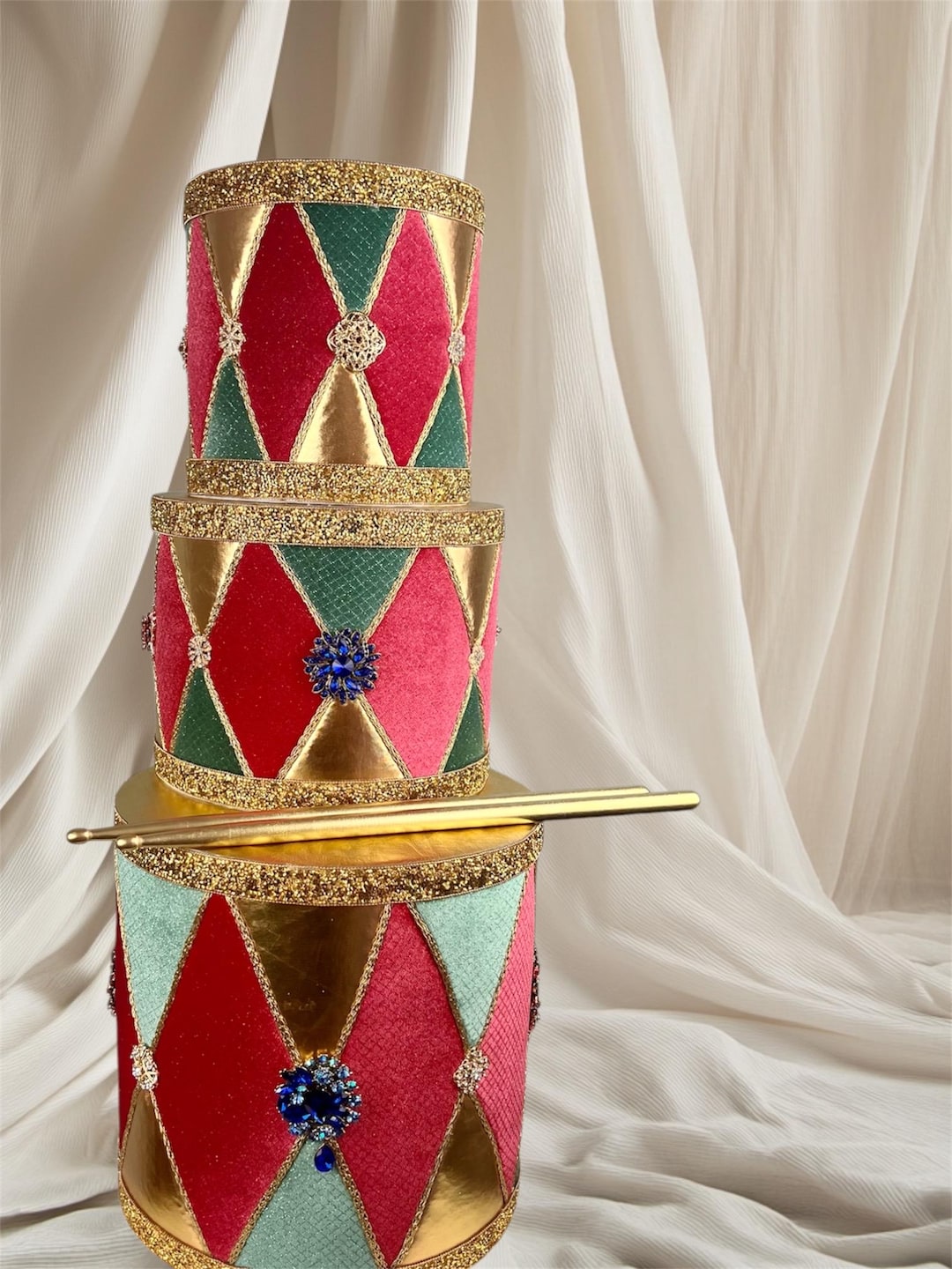 Christmas Nutcracker Drums, Lux Christmas Decor, Nutcracker Swag, Nurcrackers, Swag, Christmas ...