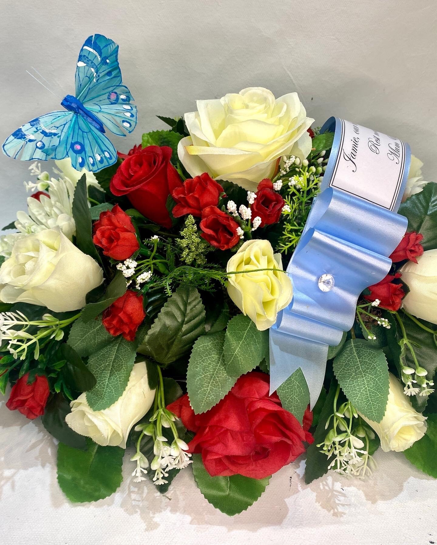 COFFIN SPRAY FUNERAL Flowers Grave Tribute Any Colour Various - Etsy UK