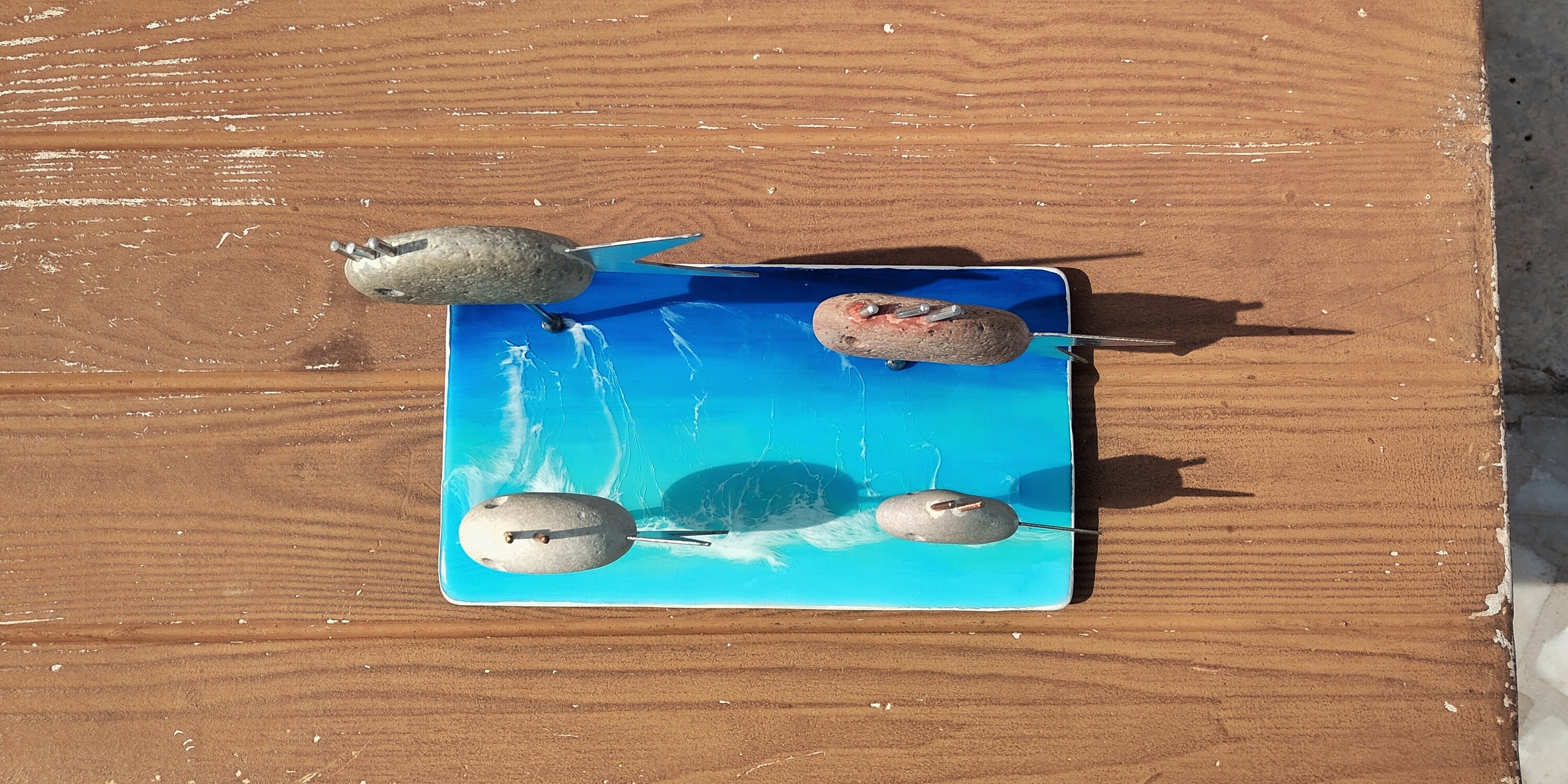 Fish Sculpture, Fish Statue, Stone Fish, Resin Beach, Fish Decor, Ocean ...