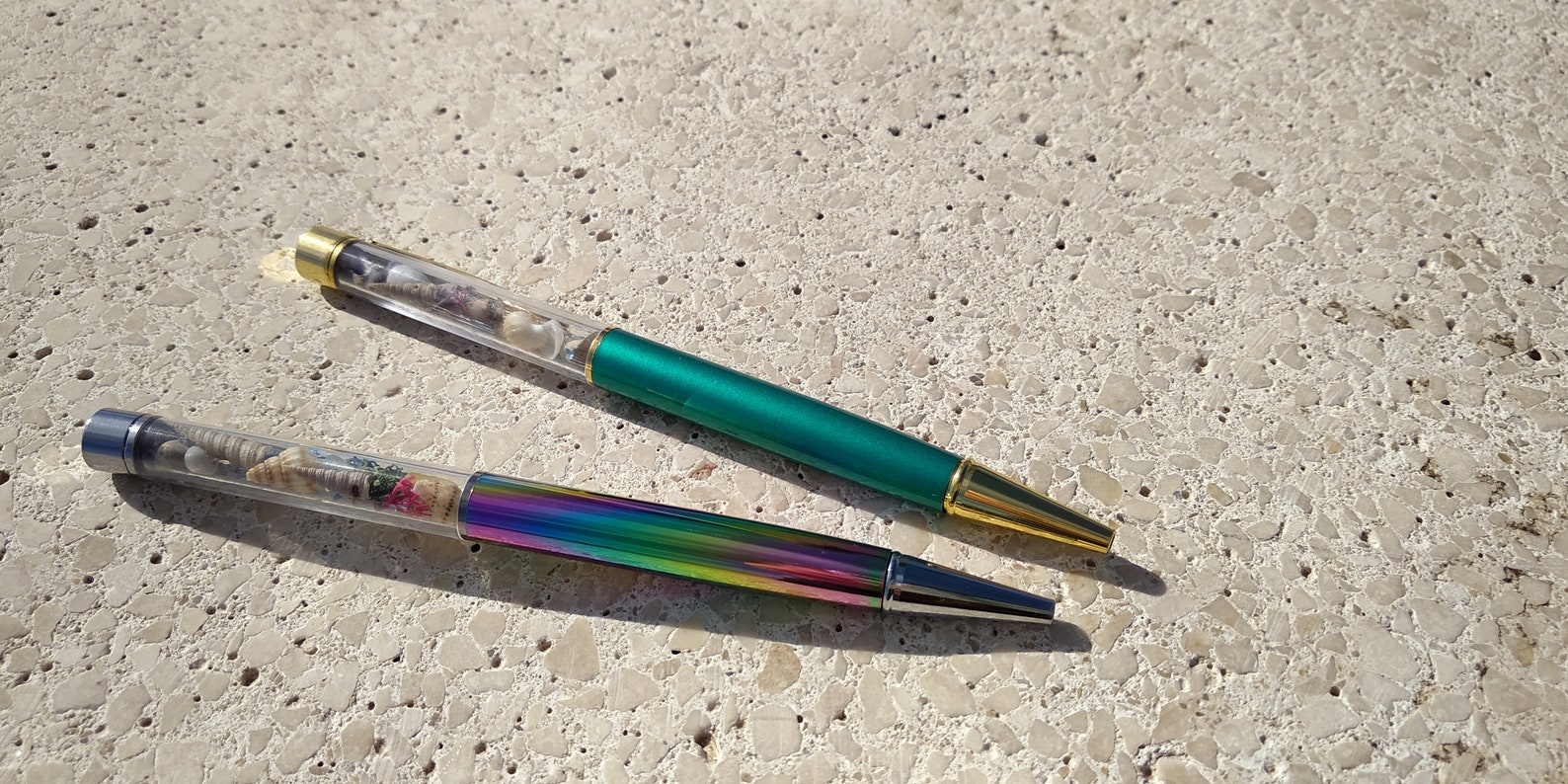 Mermaid Pen Ocean Ballpoint Pen Sea Glass Pen Beach - Etsy