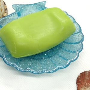 Resin Sea Shell, Soap Dish, Soap Plate, Custom Shiny Plate, Sea Decor ...
