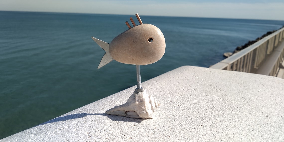 Fish Ornament, Fish Statue, Fishing Decor, Coastal Decor, Fish ...