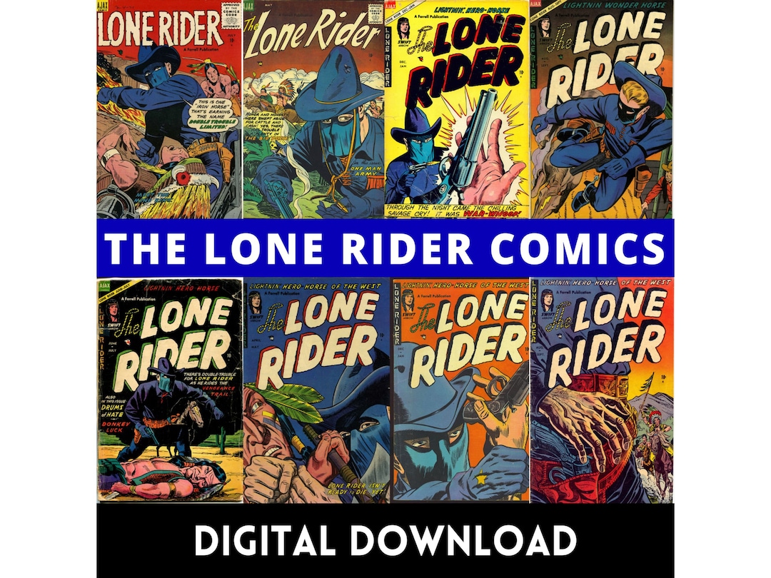 The Lone Rider complete Run Comics Collection 26 PDF/CBR Comic Books by ...