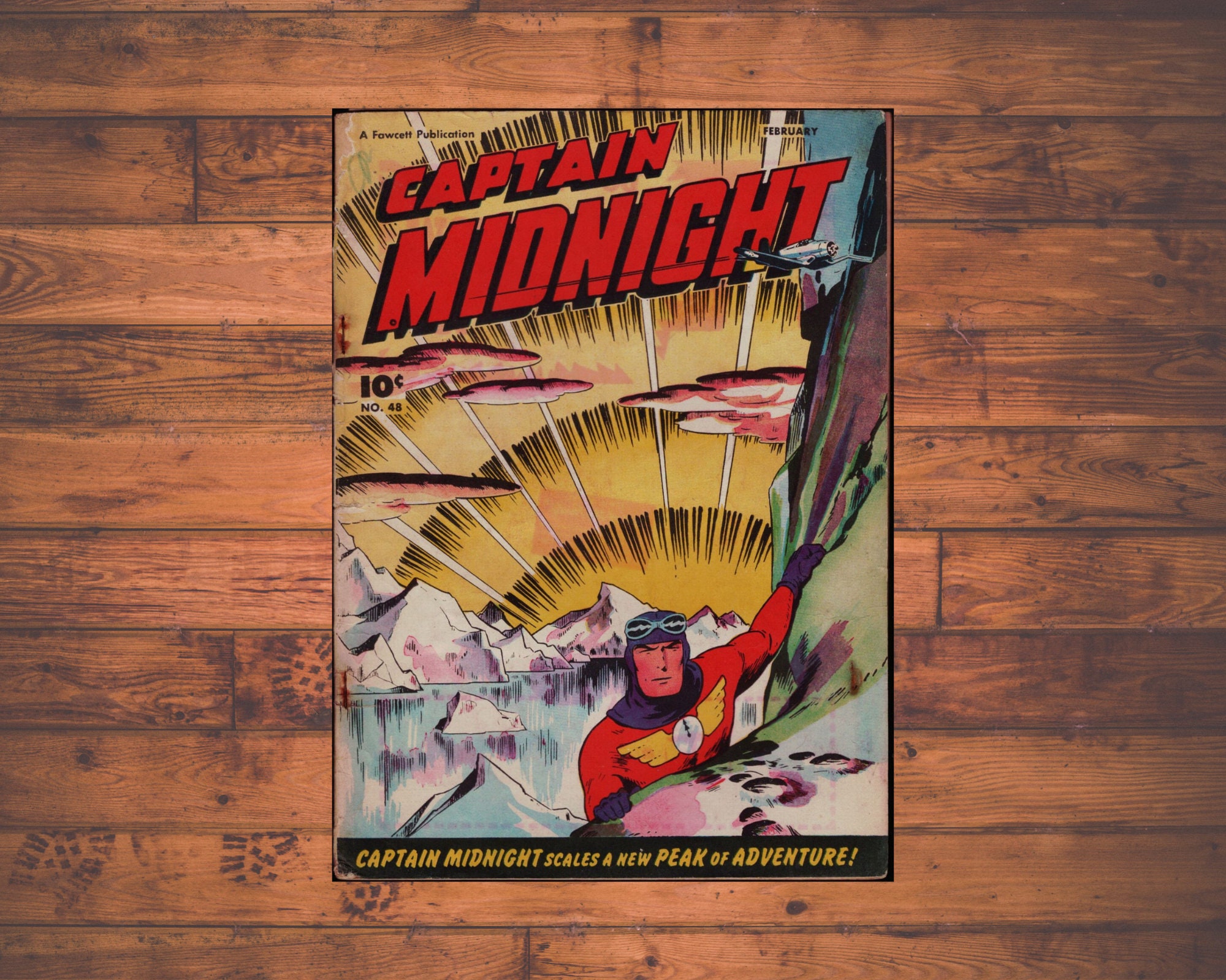 Captain Midnight Comics Collection 67 Rare Vintage Golden Age Super Hero PDF/CBR Comic Books by ...