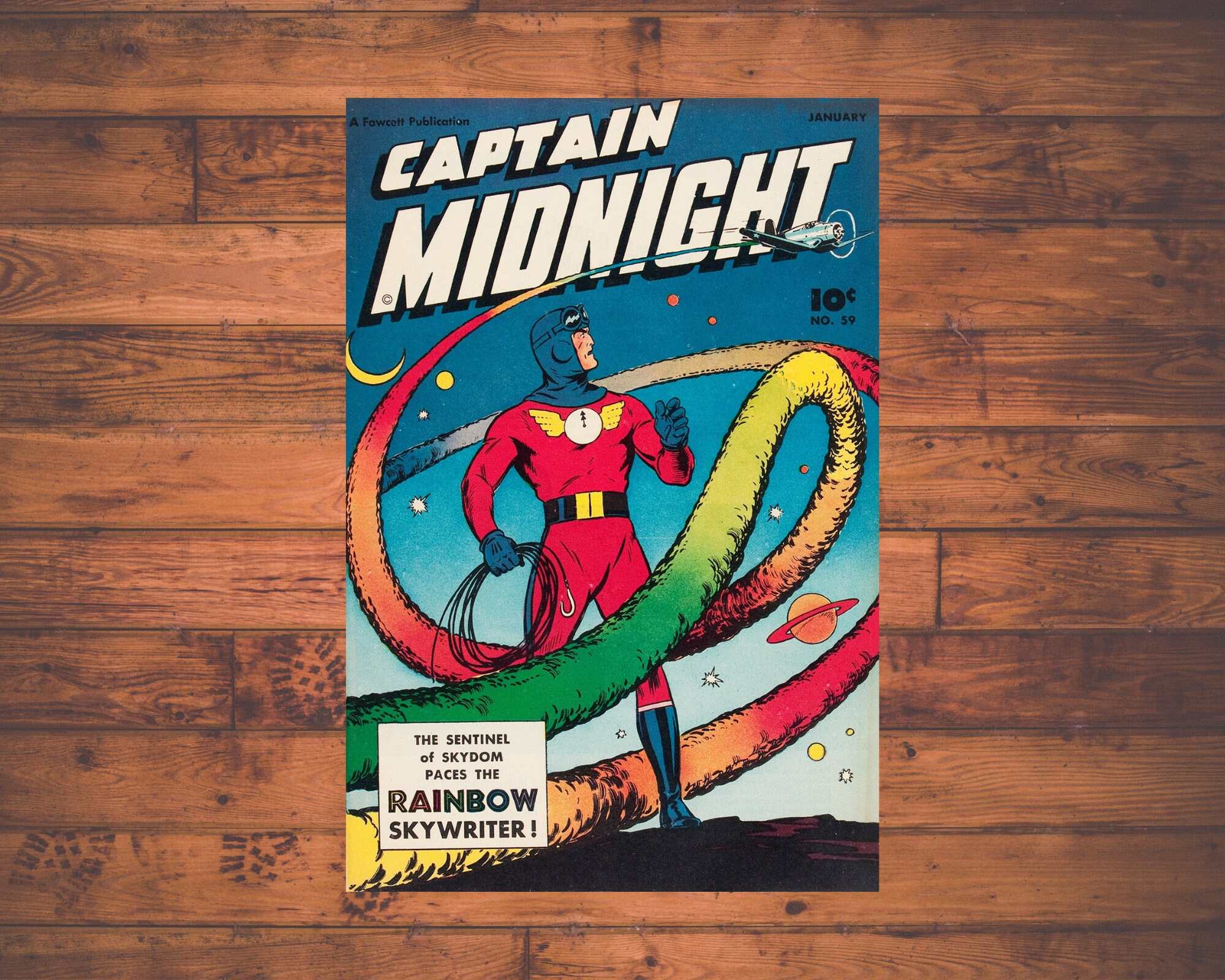 Captain Midnight Comics Collection 67 Rare Vintage Golden Age Super Hero PDF/CBR Comic Books by ...