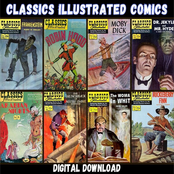 Classic Comics - Etsy