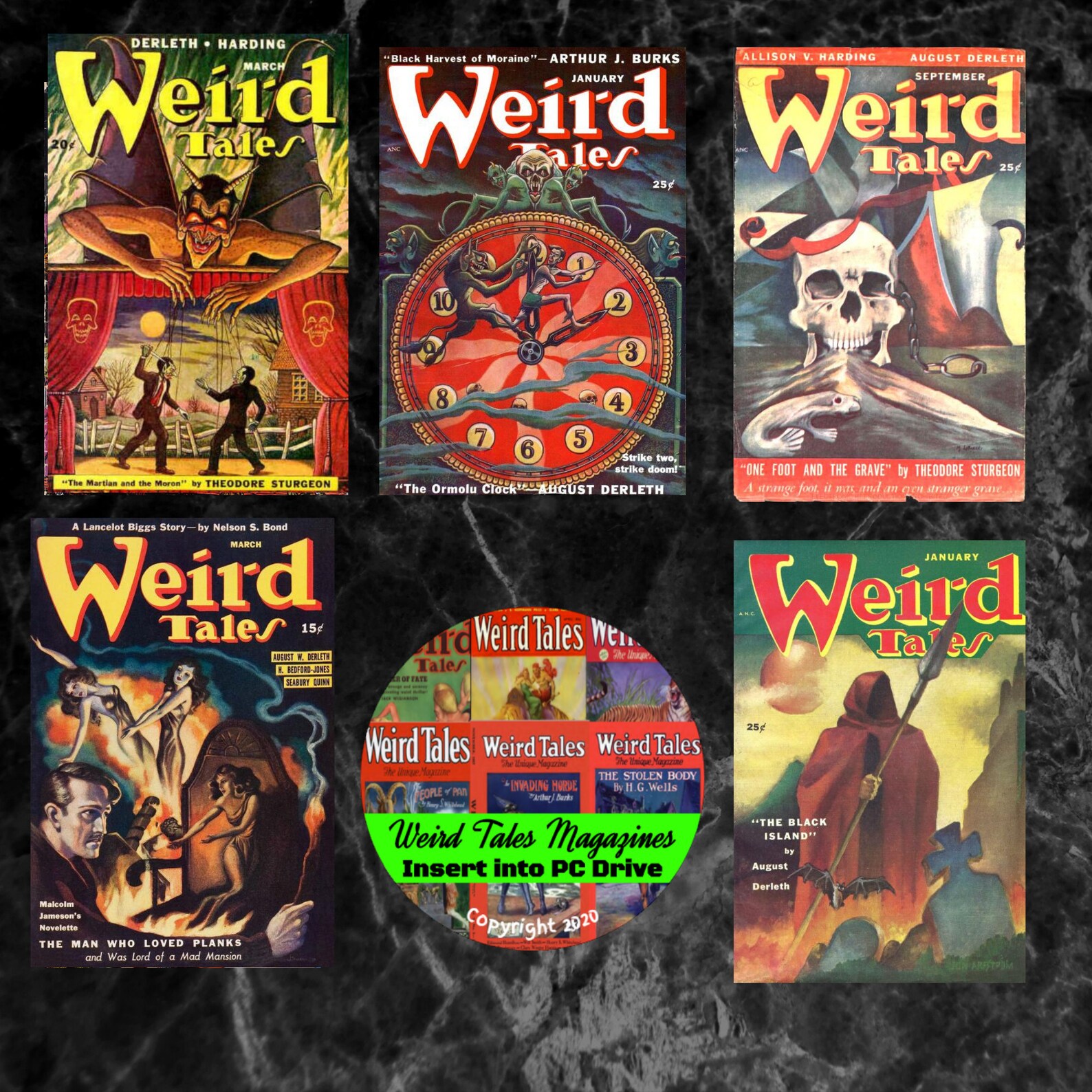 Weird Tales Magazines 204 Vintage Horror & Fantasy Pulp - Etsy